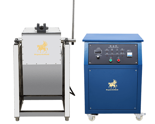 Horno para fundir metales, máquina de fusión de la inducción 10-80kg